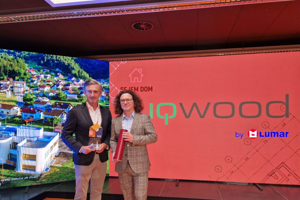 iQwood prejemnik okoljskega certifikata Znak kakovosti v graditeljstvu - ZKG - Šoštanjčan.si