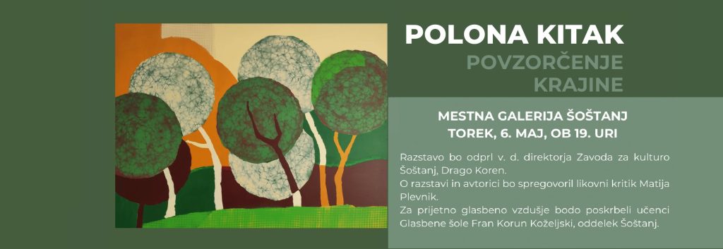 V torek bo v Mestni galeriji Šoštanj potekalo odprtje razstave ...